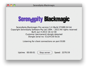 Finding the Dongle Serial Number | Serendipity Software Knowledge Base