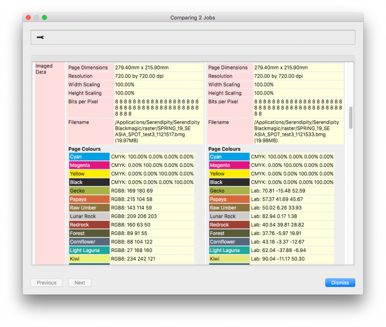 Lab & RGB Spot Colours in PDF files | Serendipity Software Knowledge Base