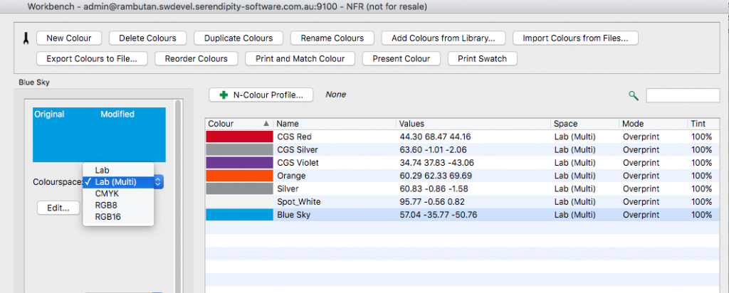 Lab (Multi) – spot colour characterisation | Serendipity Software ...