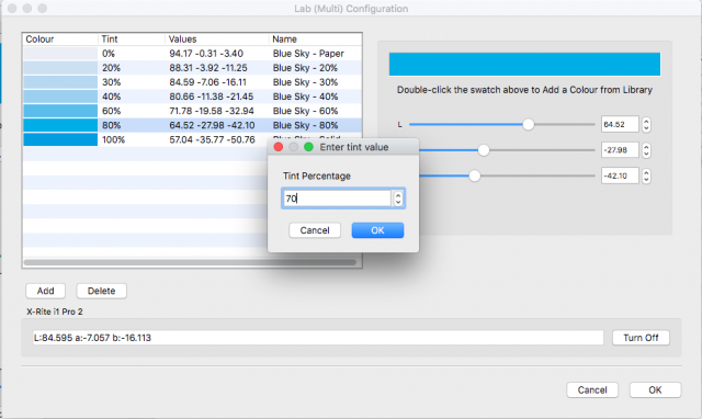 Lab (Multi) – spot colour characterisation | Serendipity Software ...