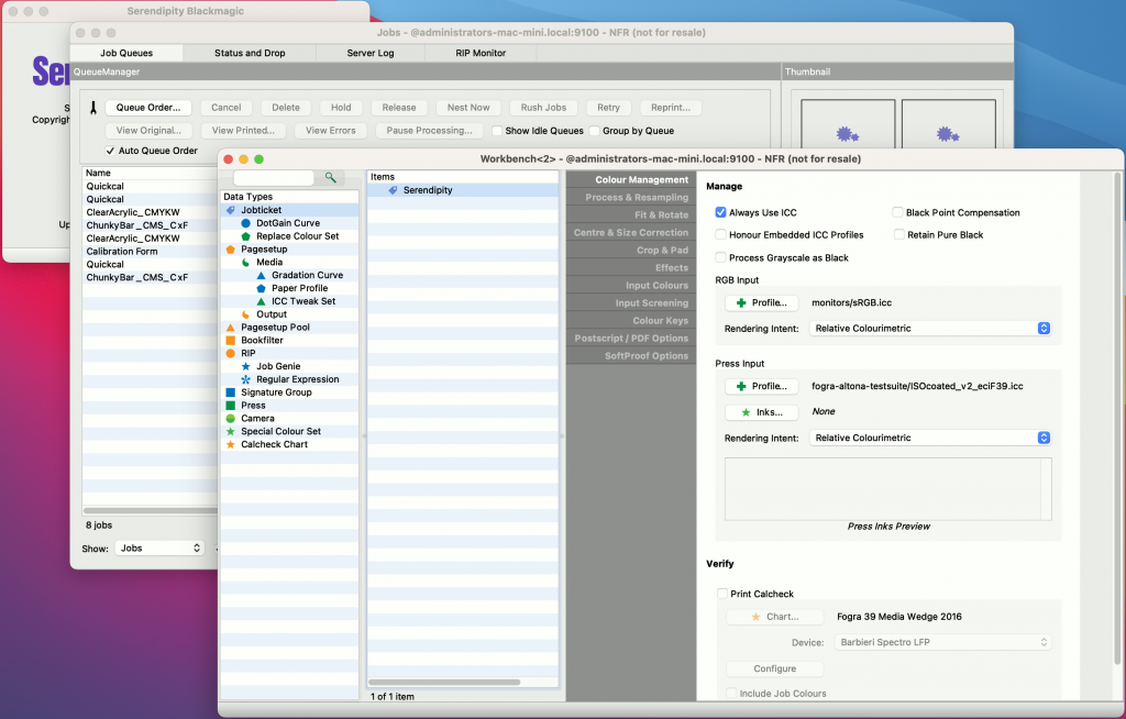 7.BigSur-Client-separate-windows | Serendipity Software Knowledge Base